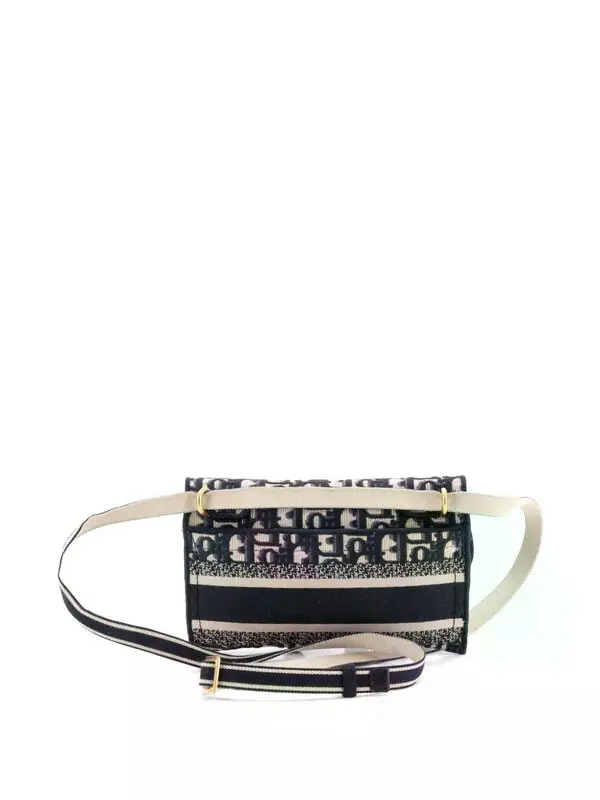 Dior Saddle Slim Pouch Belt Bag - Blue