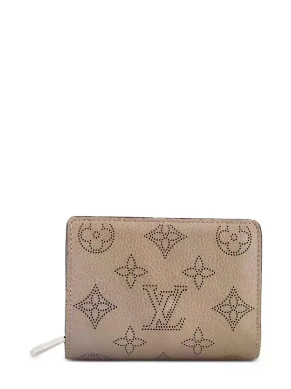 LOUIS VUITTON Clea Wallet Mahina Leather Small Wallets - Neutrals