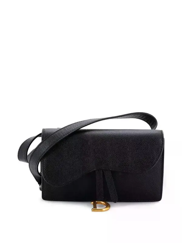 Dior Saddle Rectangular Leather Belt Bag