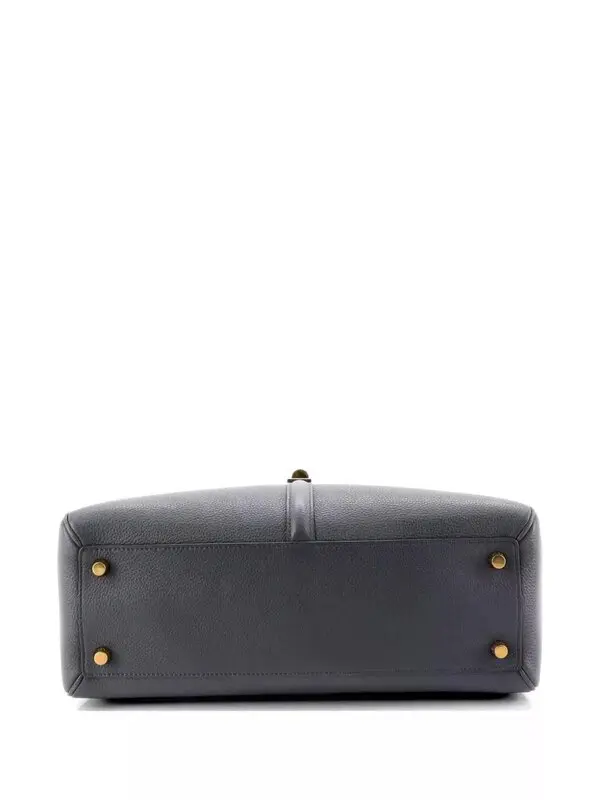 Celine 16 Top Handle Bag Grained Calfskin Medium Shoulder Bag