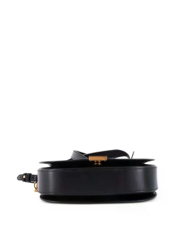 Versace Greca Goddess Leather Shoulder Bag