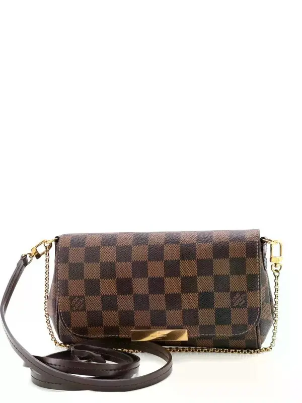 LOUIS VUITTON Favorite Handbag Damier Pm Crossbody Bag - Brown