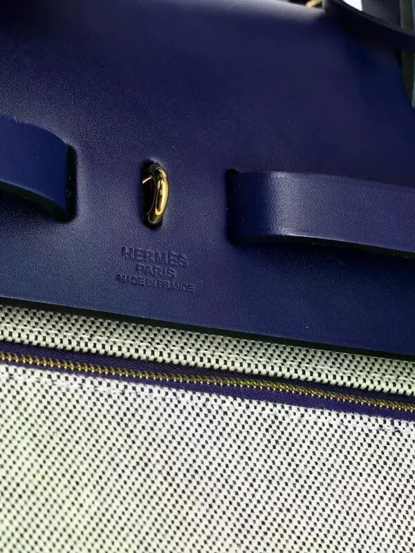 Hermès Herbag Zip Berline 31 Shoulder Bag - Blue