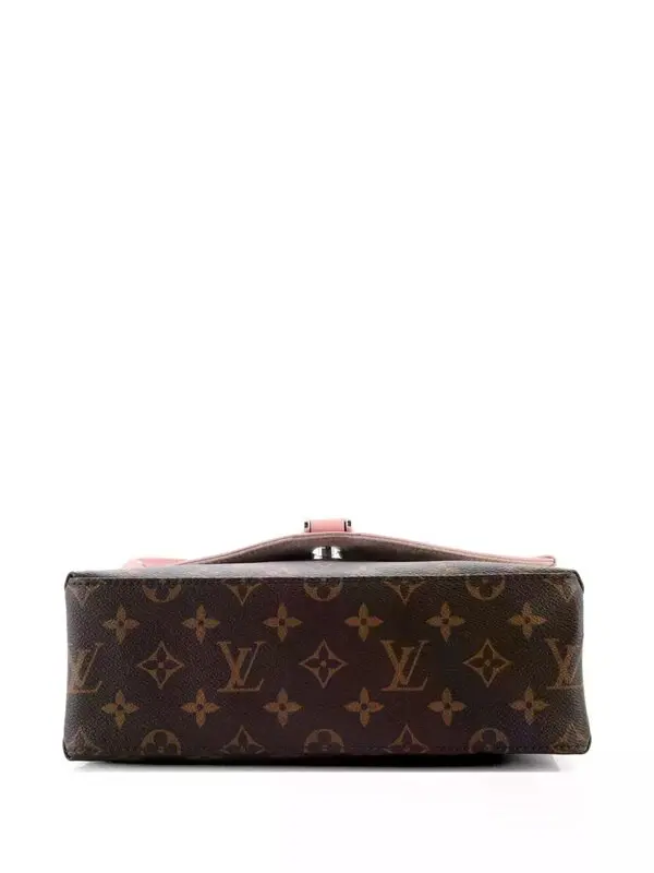 LOUIS VUITTON Saint Michel Shoulder Bag In Monogram Canvas And Epi Leather - Pink