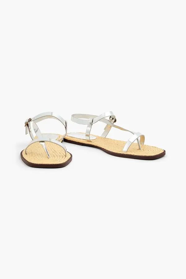 Farm Rio Mirrored-leather Sandals