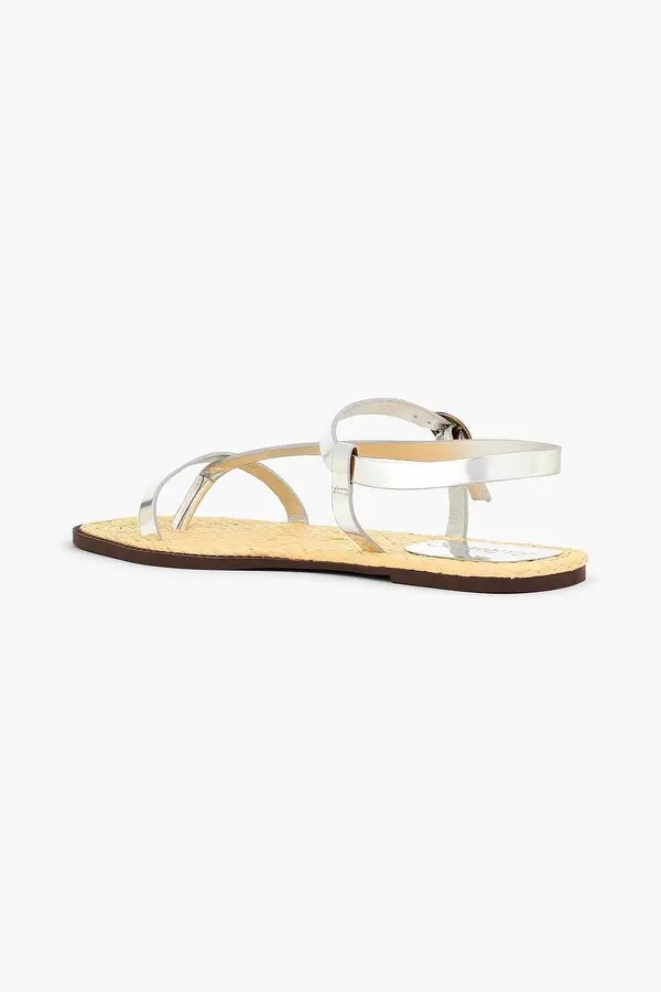Farm Rio Mirrored-leather Sandals