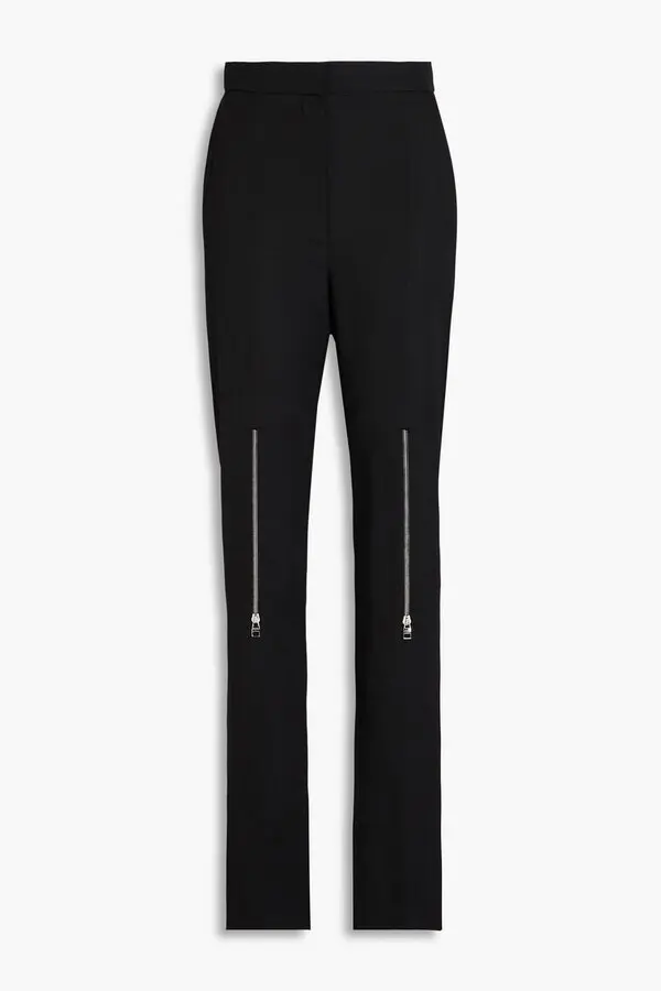 Alexander McQueen Grain De Poudre Wool Tapered Pants
