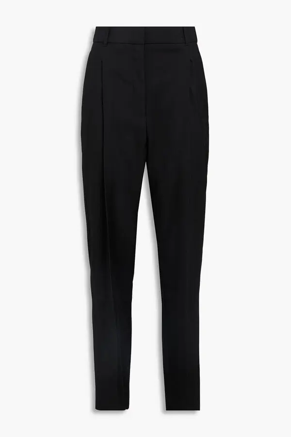 Alexander McQueen Wool-crepe Tapered Trousers