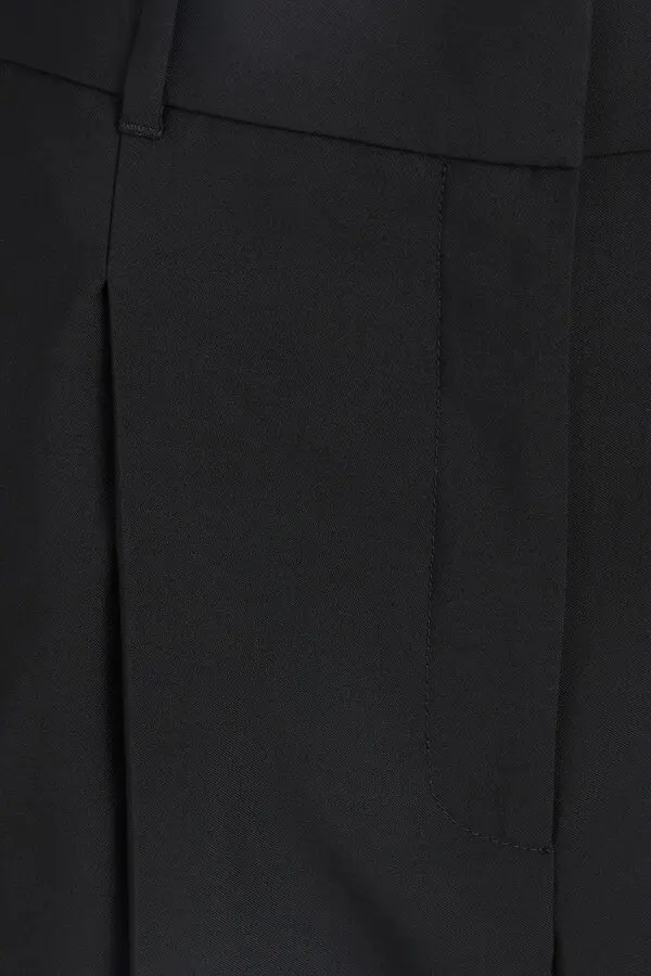 Alexander McQueen Wool-crepe Tapered Trousers