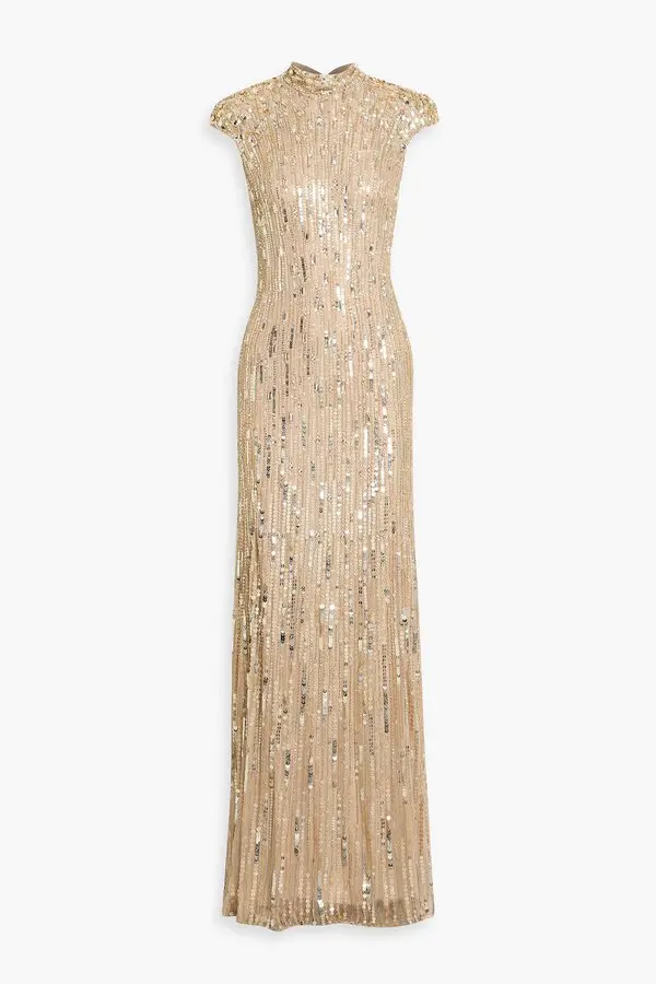 Jenny Packham Ernest Embellished Tulle Gown