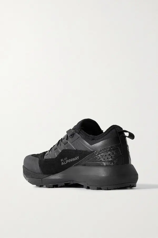 SALOMON Alpinway Advanced Ripstop And Suede Sneakers