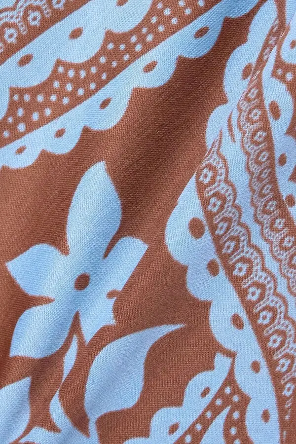 La DoubleJ Printed Satin Skirt