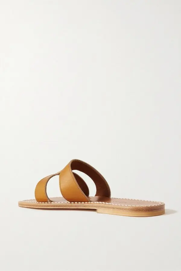 K. JACQUES ST. TROPEZ Menandre Cut Out Leather Slides