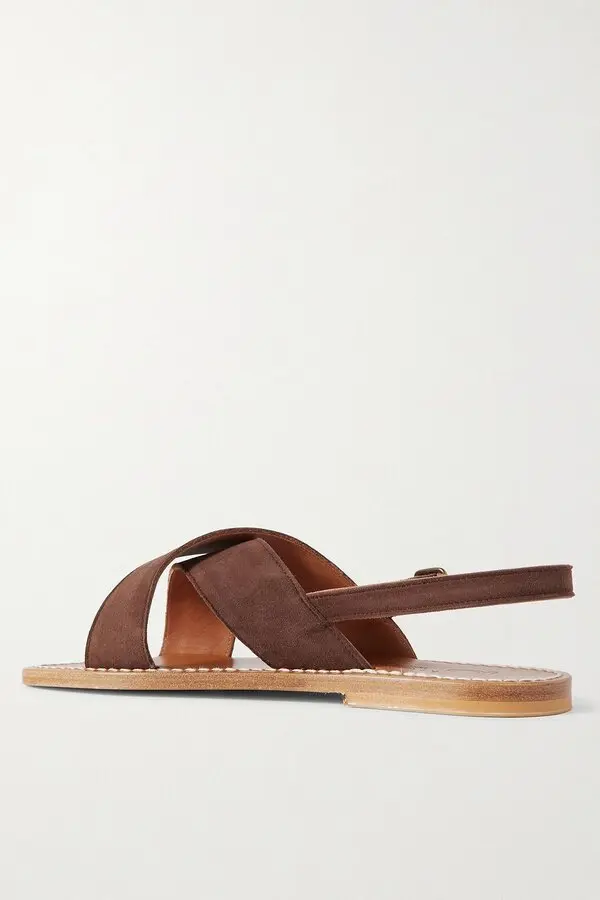 K. JACQUES ST. TROPEZ Suede Sandals