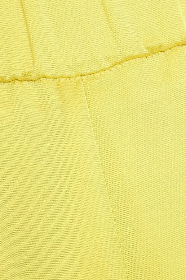 JIL SANDER Satin Wide-leg Trousers - Yellow
