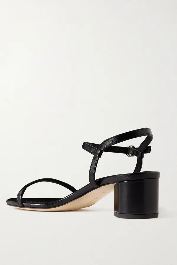 AeydĒ Immi Leather Sandals - Black