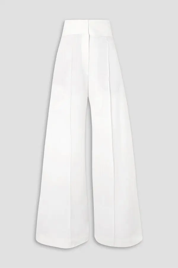 Brunello Cucinelli Twill Wide-leg Pants