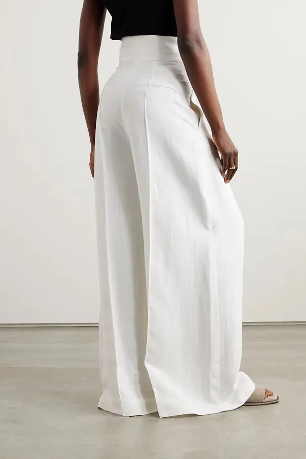 Brunello Cucinelli Twill Wide-leg Pants
