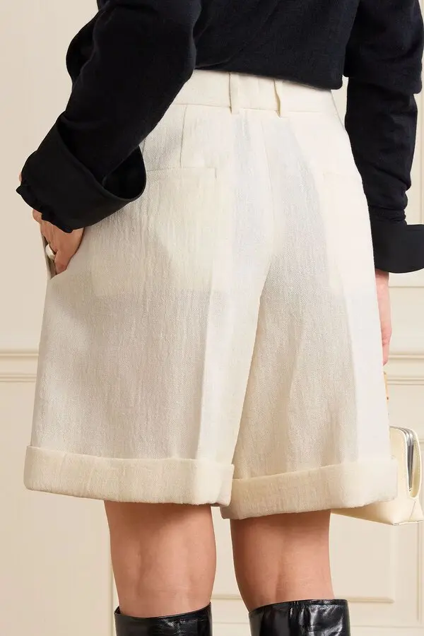 JIL SANDER Linen Shorts