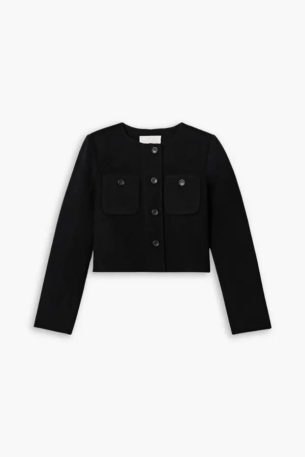 Ulla Johnson Eve Cropped Wool-blend Felt Jacket