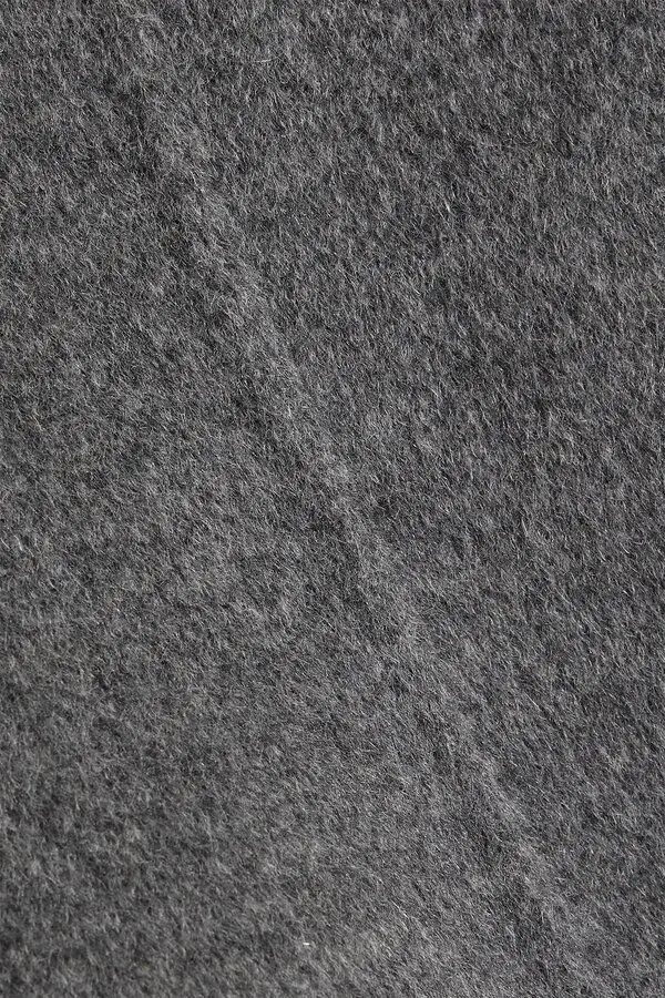 RÓHE Wool And Cashmere-blend Top With Puff Sleeves - Anthracite