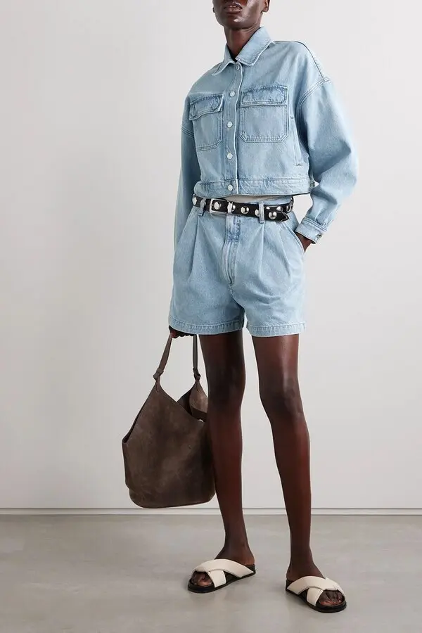 AGOLDE Luka Cropped Denim Jacket