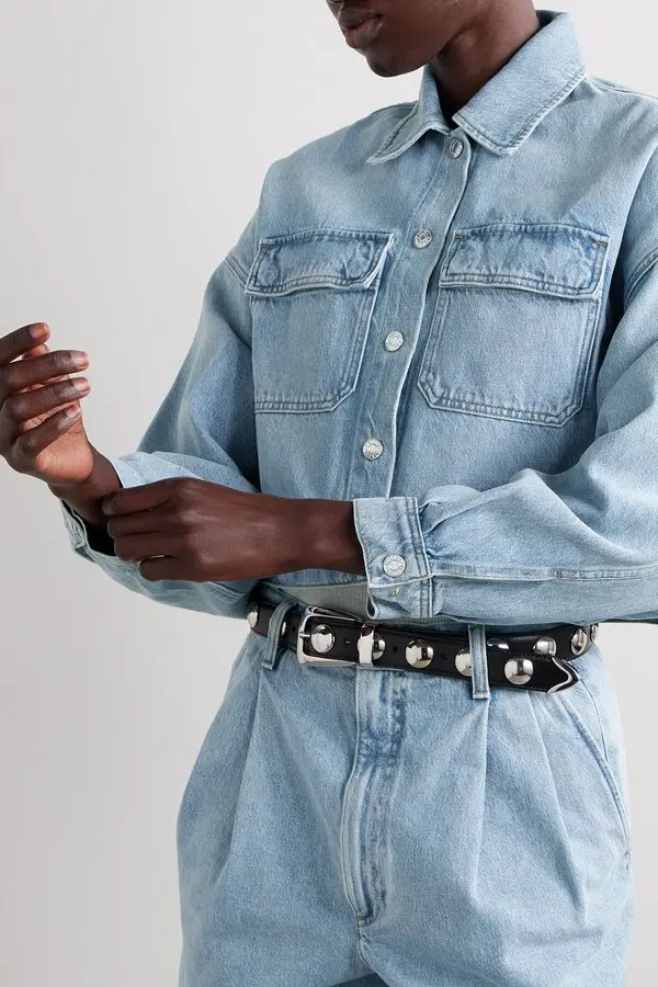 AGOLDE Luka Cropped Denim Jacket