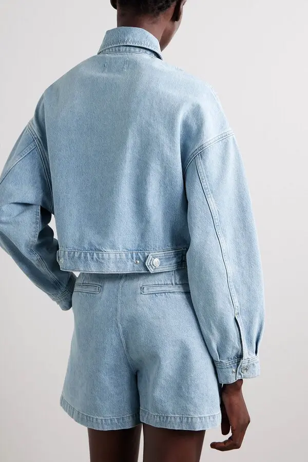 AGOLDE Luka Cropped Denim Jacket