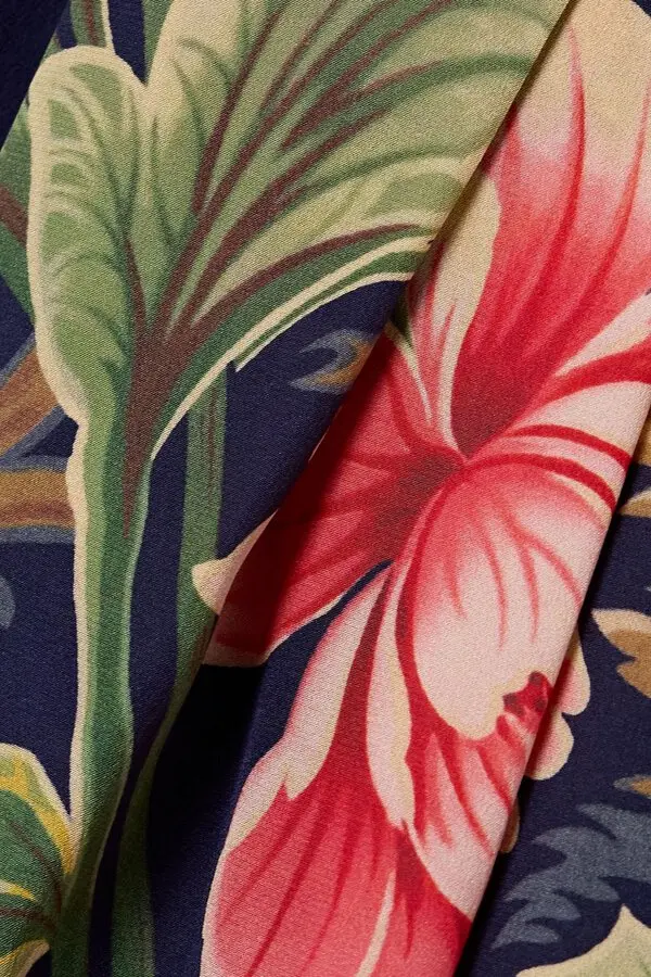 Etro Printed Silk Crepe Maxi Dress