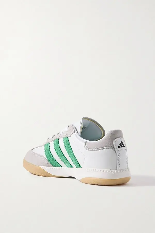 Adidas Samba Suede Trimmed Leather Sneakers