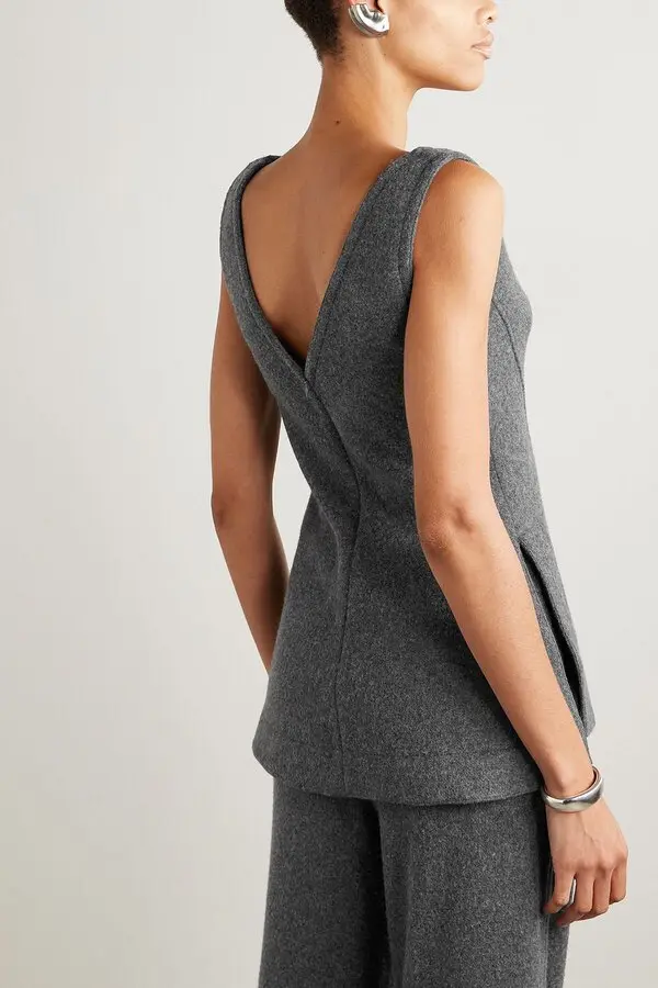 Proenza Schouler Winona Paneled Felt Top
