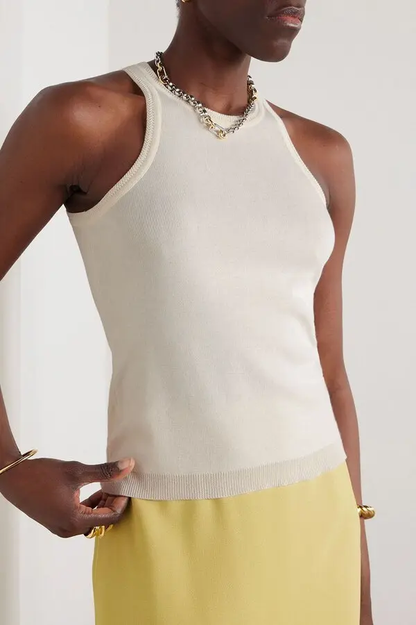 Max Mara Cotton Knit Tank