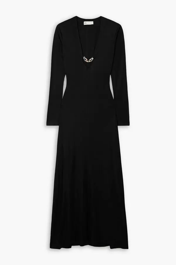 Tory Burch Jessa Embellished Maxi Dress