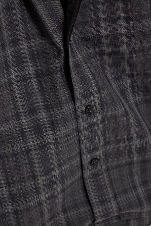 TOM FORD Checked Cottonflannel Shirt