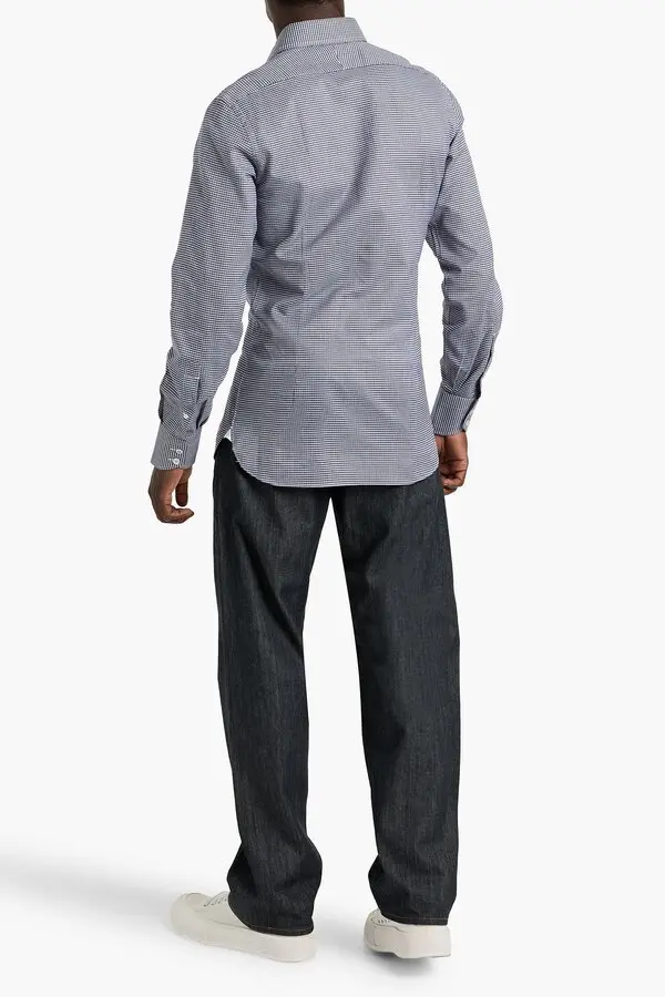 TOM FORD Checked Cottonjacquard Shirt