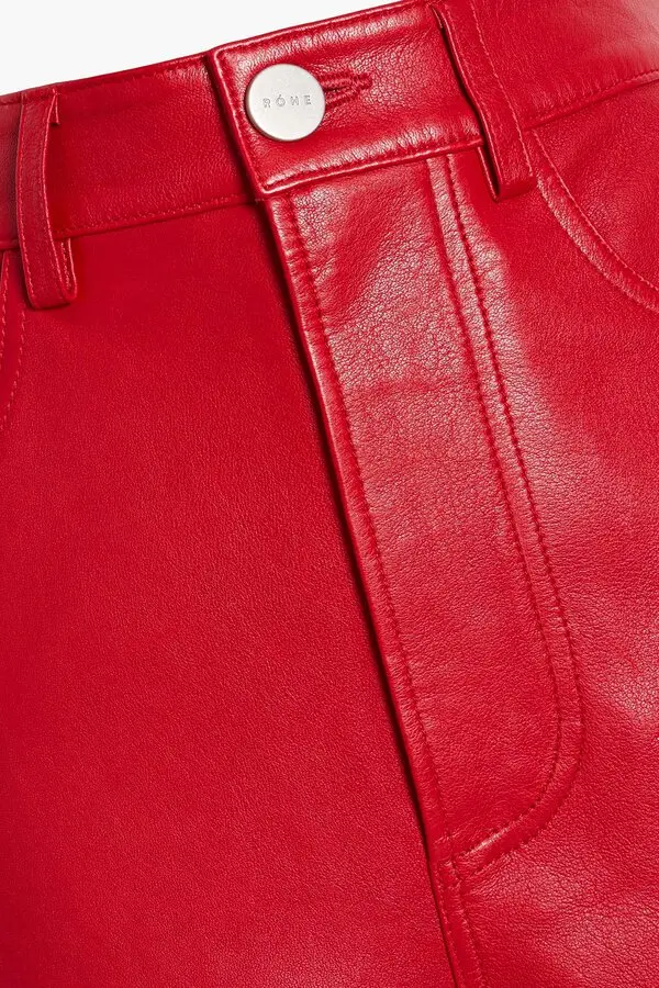 RÓHE Leather Straight-leg Pants
