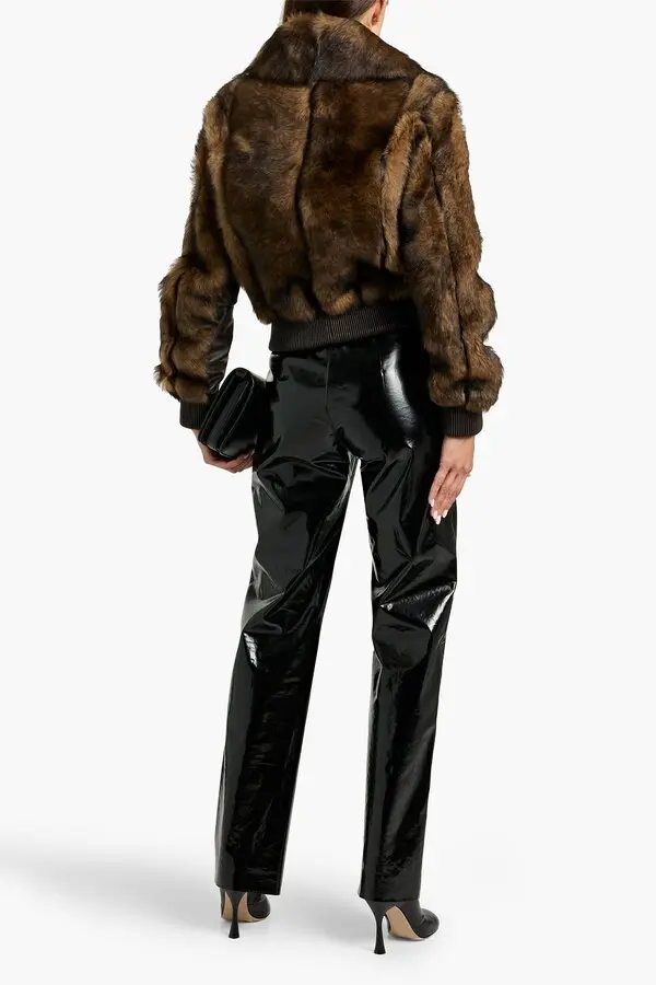 Zimmermann Shearling Bomber Jacket With Fur Detailing