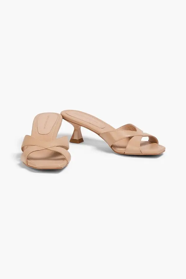 STUART WEITZMAN Miami Leather Mules