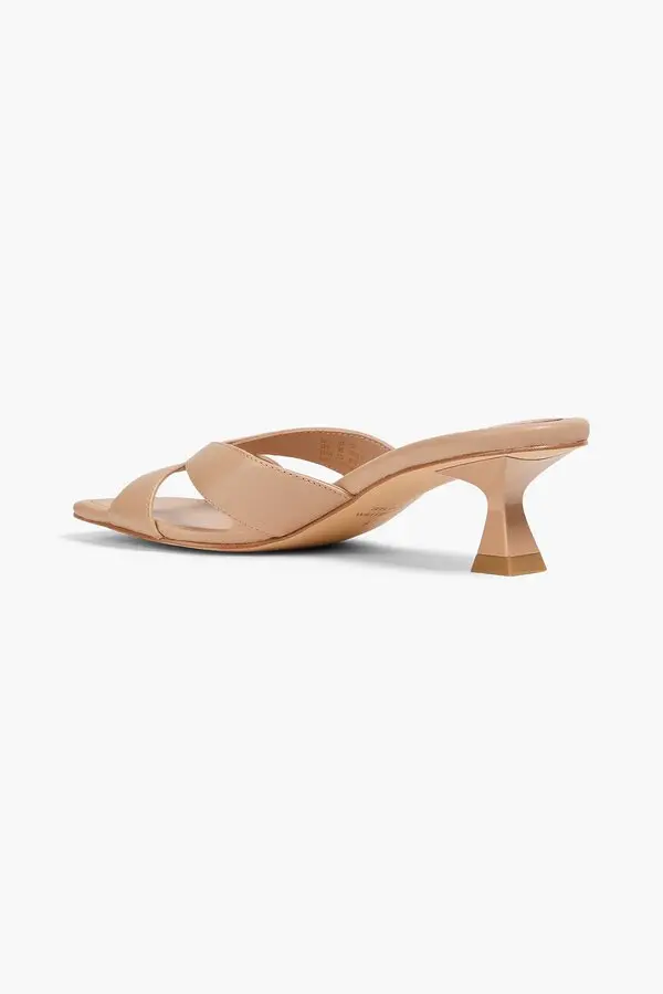 STUART WEITZMAN Miami Leather Mules