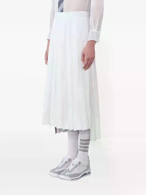 Thom Browne Pleated Midi Skirt