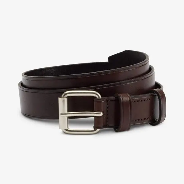 Allen Edmonds Leather Belt - Brown Leather