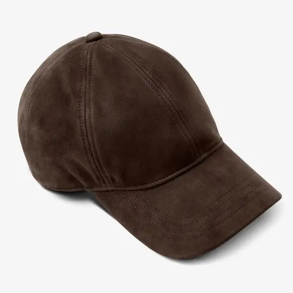 Allen Edmonds Suede Baseball Cap - Brown