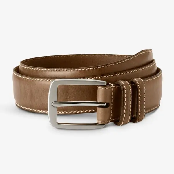 Allen Edmonds Yukon Chromexcel Leather Belt - Natural Chromexcel Leather