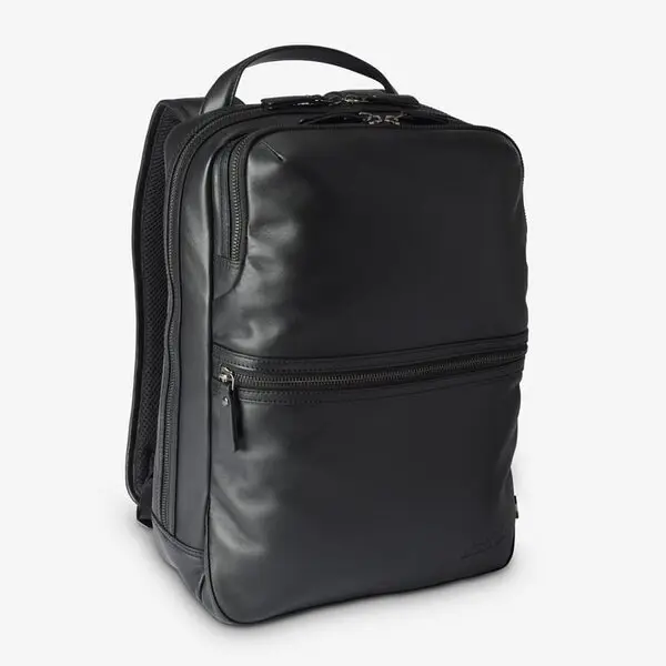 Allen Edmonds Leather Backpack - Black Leather
