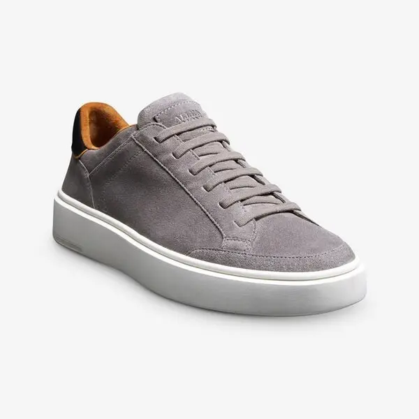 Allen Edmonds Oliver Slip-on Stretch-lace Sneaker - Grey Suede
