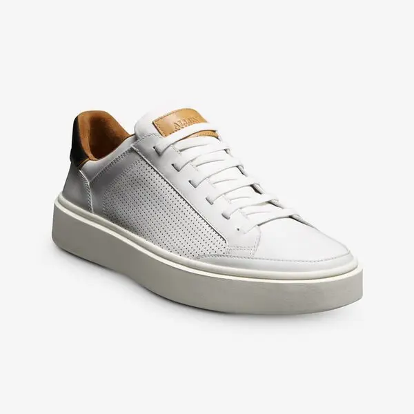 Allen Edmonds Oliver Slip-on Stretch-lace Sneaker - White Leather