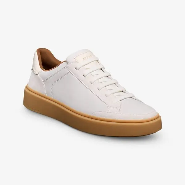Allen Edmonds Oliver Slip-on Low Top Sneakers - White Suede