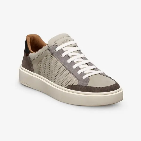 Allen Edmonds Oliver Slip-on Stretch-lace Sneaker - Vapor Grey Suede