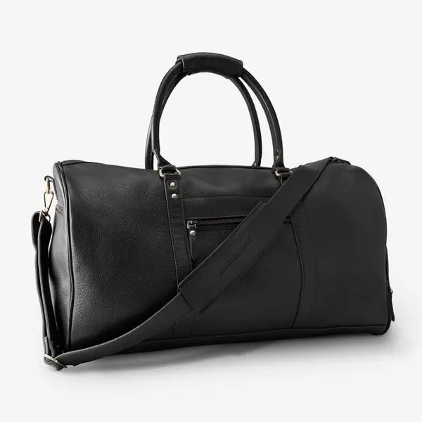 Allen Edmonds Leather Weekender - Black Leather
