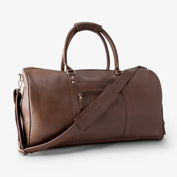 Allen Edmonds Leather Weekender - Chili Leather